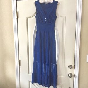 J Gee | Dresses | J Gee Beautiful Blue Maxi Dress Ps | Poshmark